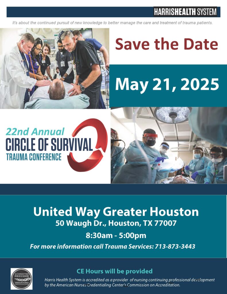 22nd Annual Circle of Survival Trauma Conference - Harris County ...